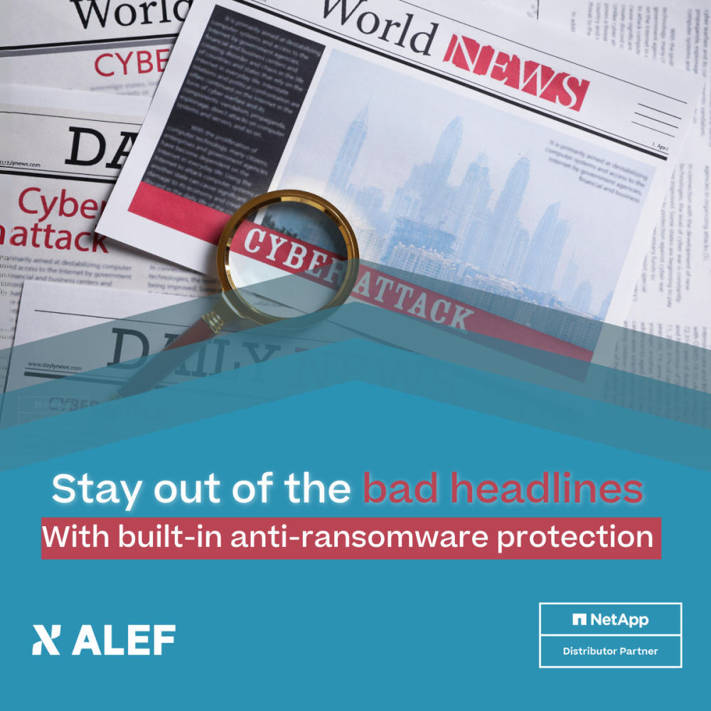 No Bad Headlines with NetApp and ALEF | ALEF